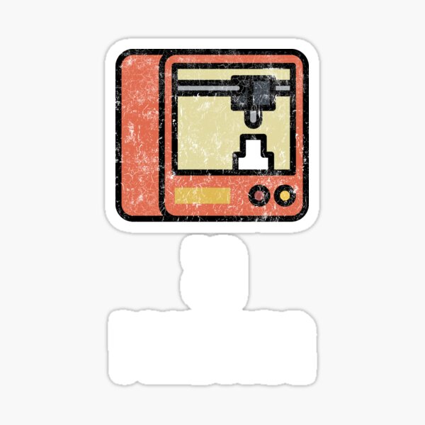 "Vintage 3D Printing - 3D Printer " Sticker for Sale by vladocar ...