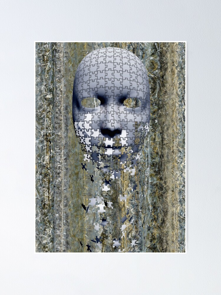 "Puzzle Mask" Poster by rolffimages | Redbubble