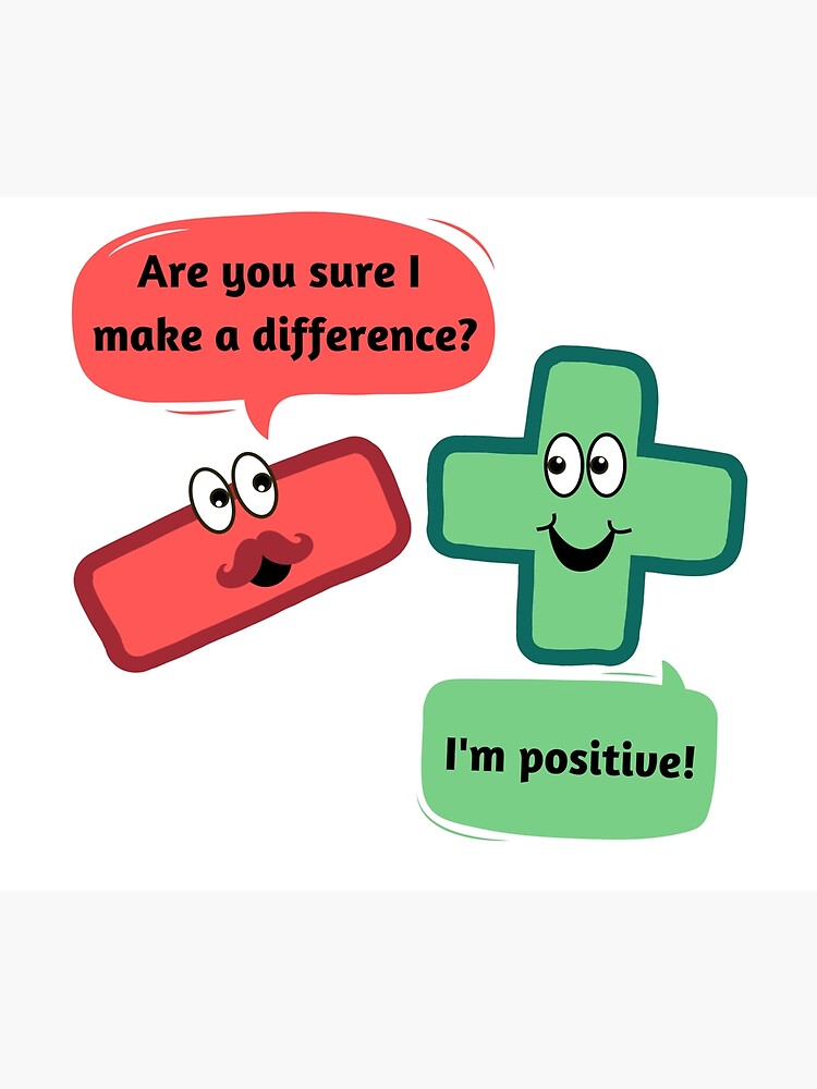 "Make a Positive Difference Math" Poster for Sale by SmileWit | Redbubble
