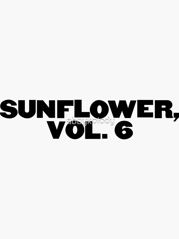"Harry Styles 'Fine Line, 'Sunflower, Vol. 6'" Sticker for Sale by ...