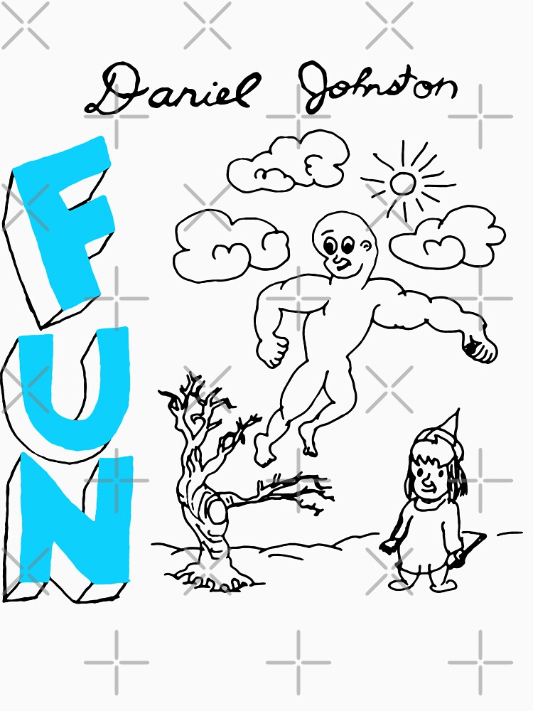"Daniel Johnston - FUN" Essential T-Shirt for Sale by CONSTANT-SORROW | Redbubble