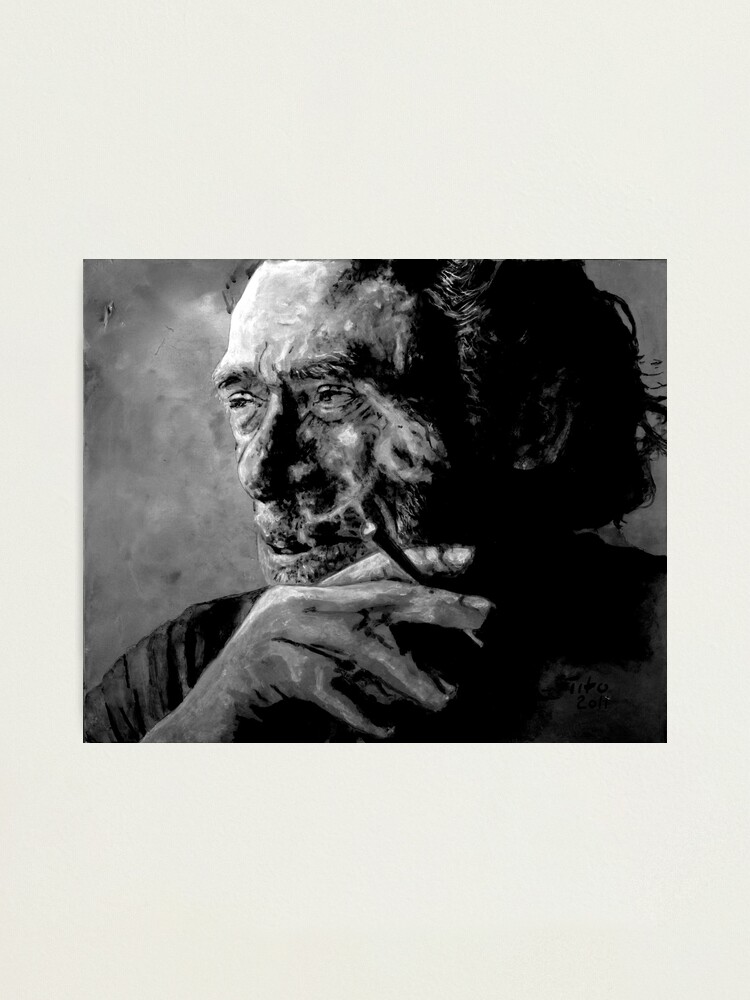 "Charles Bukowski" Photographic Print by ARTito | Redbubble