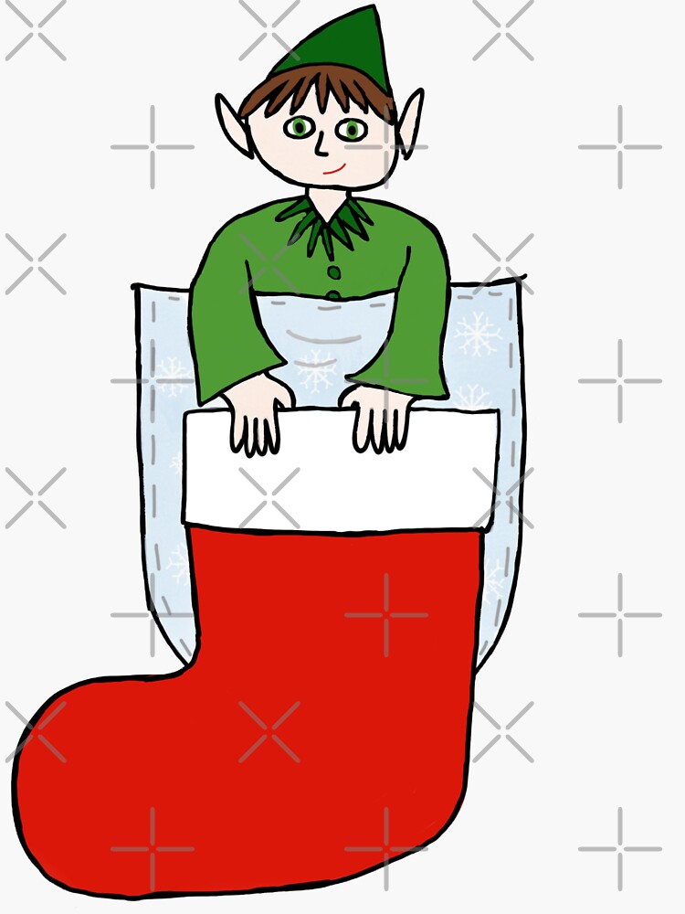 "Pocket Elf" Sticker for Sale by Geometrico22 | Redbubble