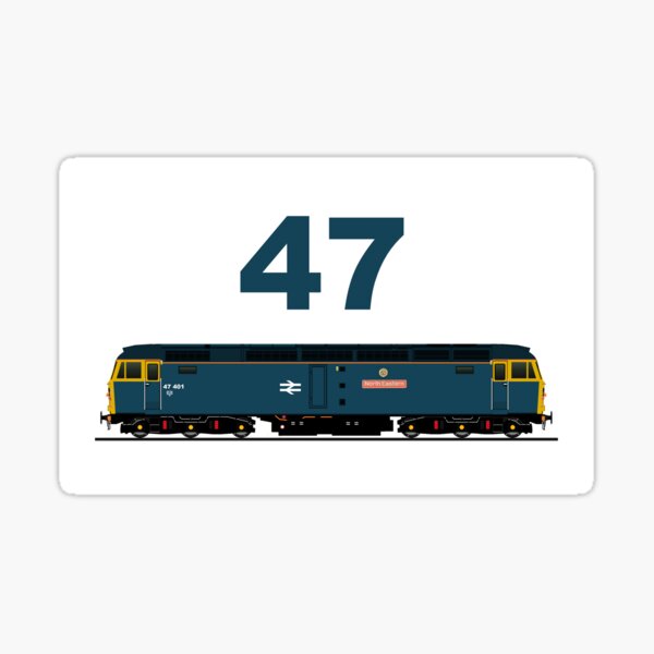 "BRITISH RAIL CLASS 47" Sticker for Sale by CraigMatthews | Redbubble