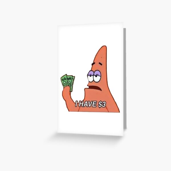Patrick Money Greeting Cards | Redbubble
