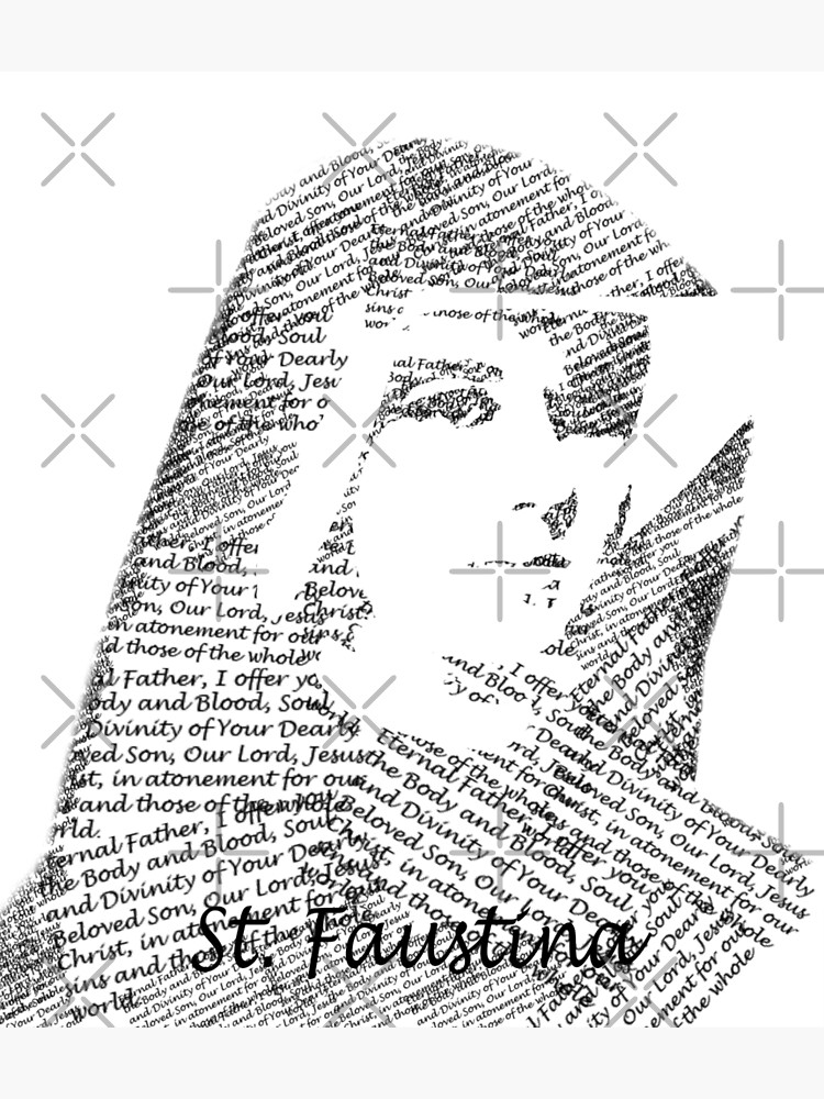 "St Faustina Kowalska" Poster for Sale by neteor | Redbubble