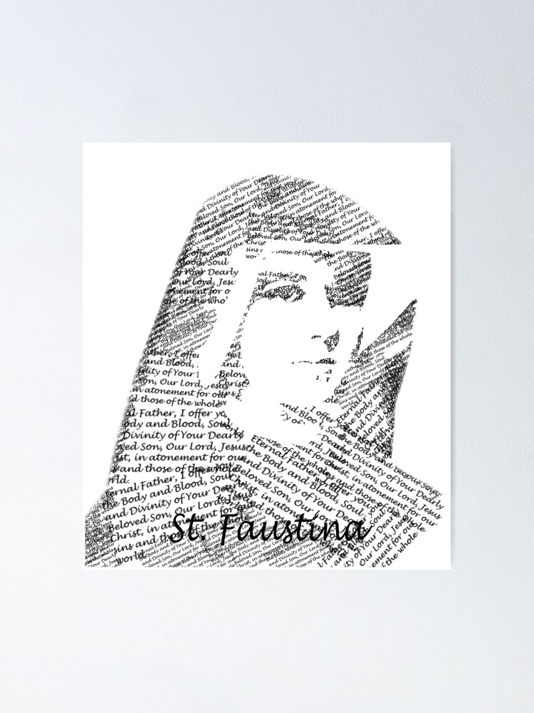 "St Faustina Kowalska" Poster for Sale by neteor | Redbubble