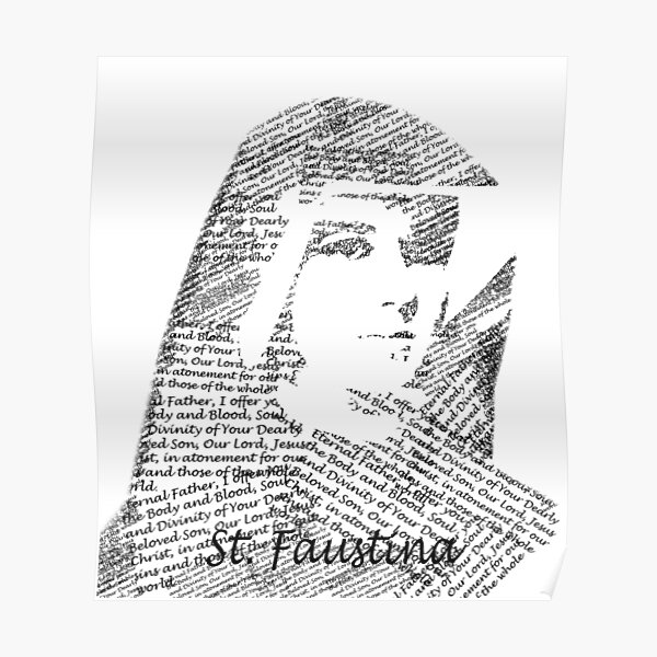 "St Faustina Kowalska" Poster for Sale by neteor | Redbubble