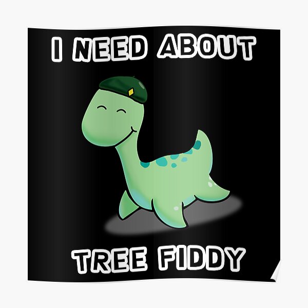 "I NEED ABOUT TREE FIDDY - LOCH NESS MONSTER - Black" Poster by Fast ...