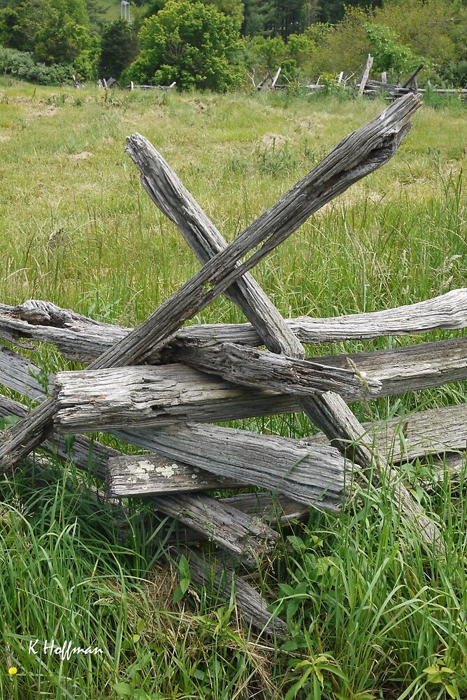 "X Fence" by Kenneth Hoffman | Redbubble