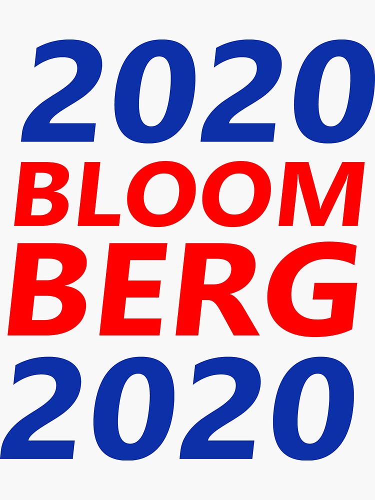 "Michael Mike Bloomberg 2020" Sticker for Sale by Starstacks | Redbubble