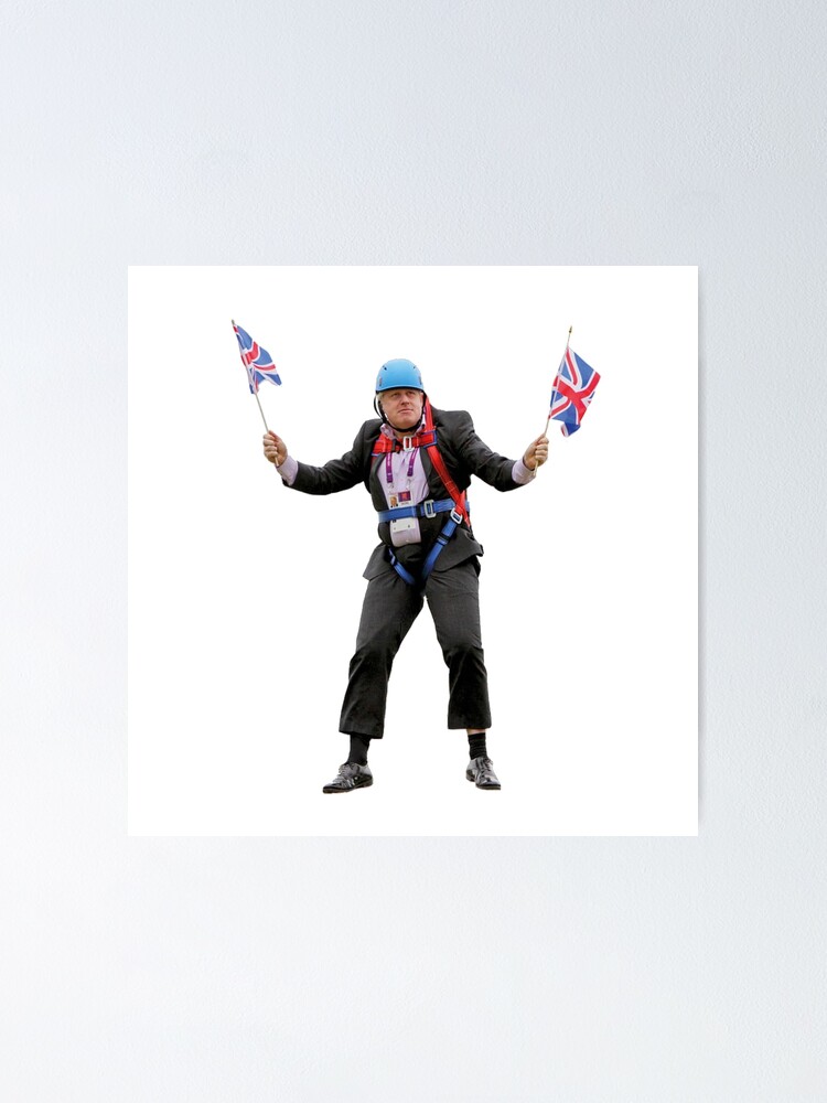 "Boris johnson flags" Poster by harry967 | Redbubble