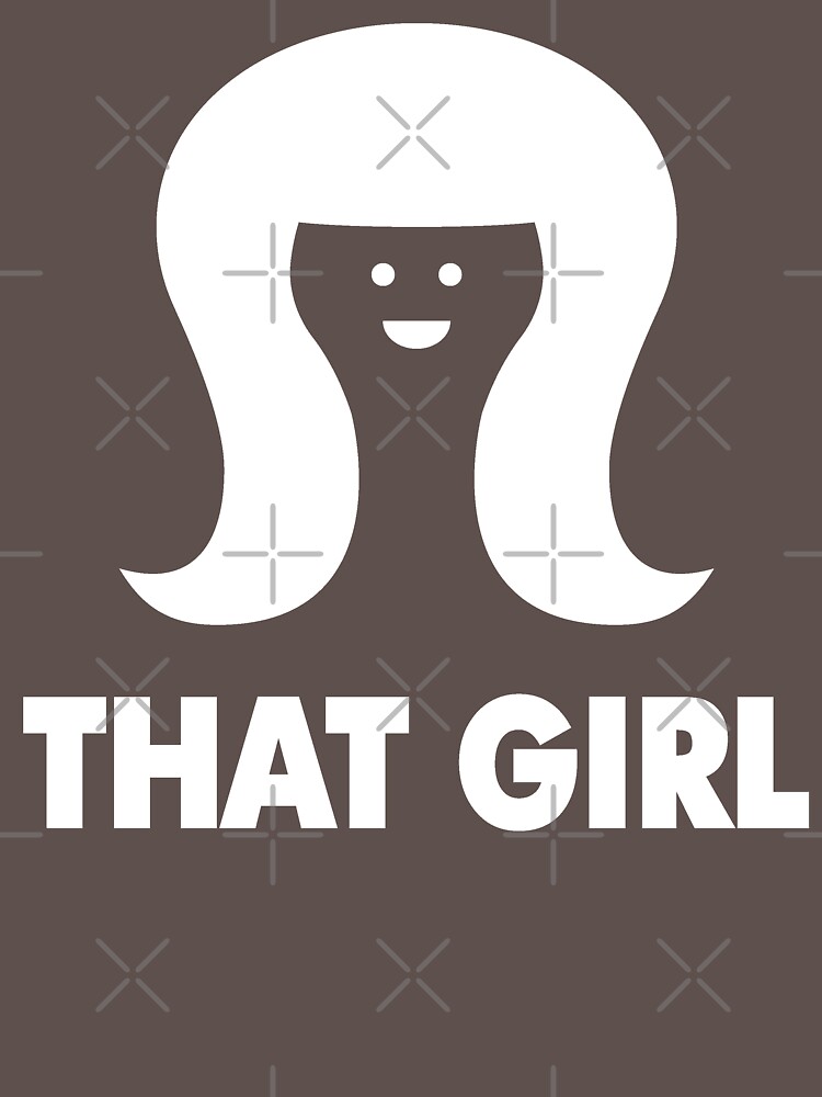 "THAT GIRL (White)" T-shirt for Sale by expandable | Redbubble | that ...