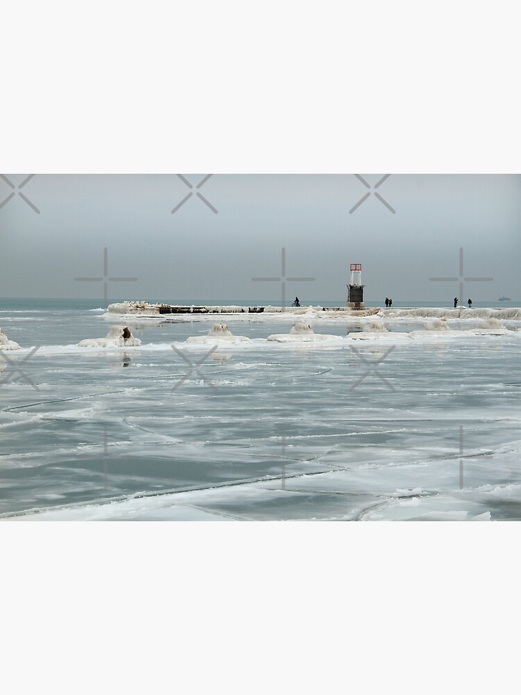 "Lake Michigan in Chicago after the 2019 Polar Vortex Great Freeze (at ...