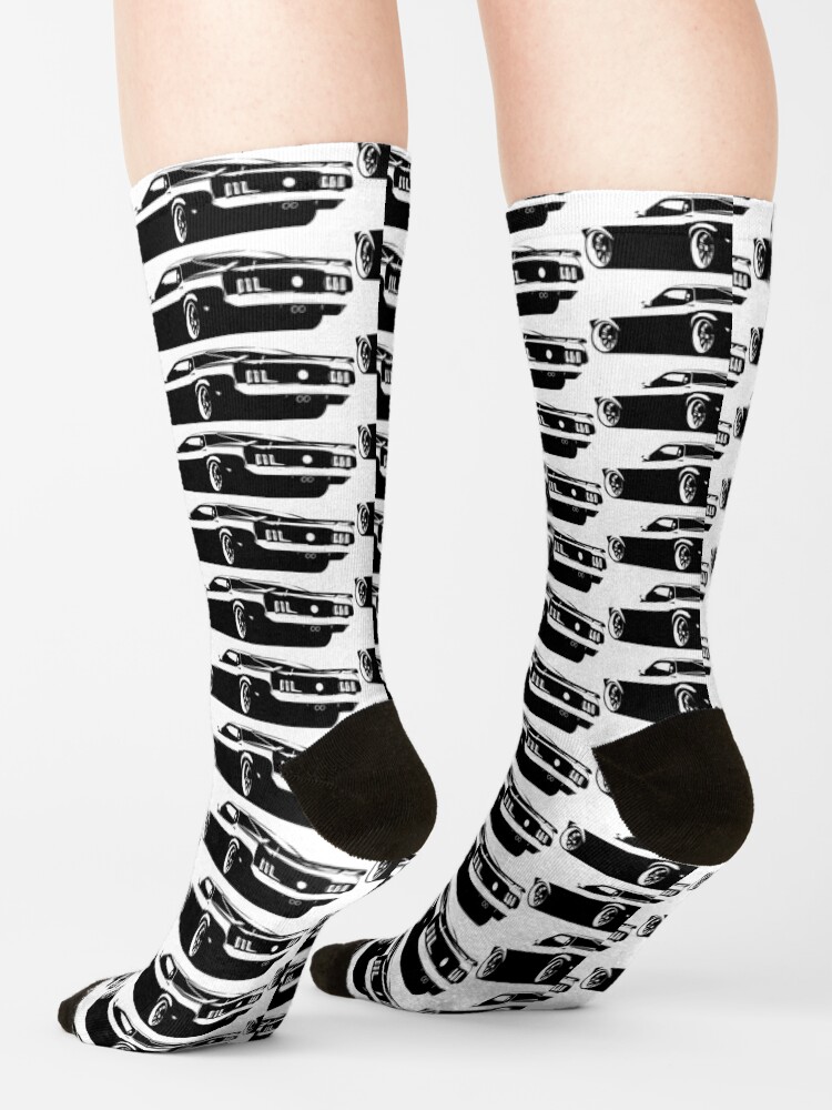 "Ford Mustang" Socks for Sale by HogarthArts | Redbubble