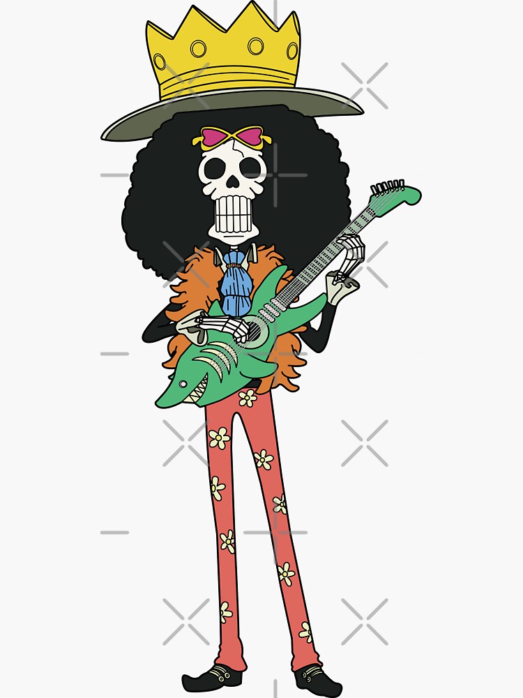 "Brook" Sticker for Sale by jimjimfuria | Redbubble