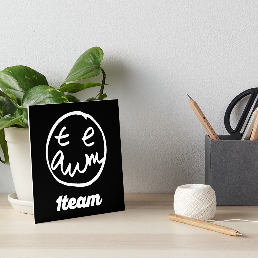 "KPOP BOY GROUP 1TEAM OFFICIAL LOGO" Art Board Print by LySaVN | Redbubble