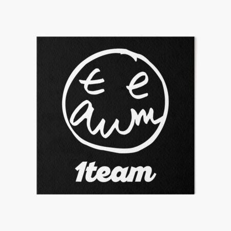 "KPOP BOY GROUP 1TEAM OFFICIAL LOGO" Art Board Print by LySaVN | Redbubble