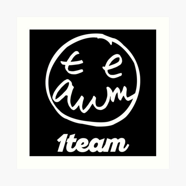 "KPOP BOY GROUP 1TEAM OFFICIAL LOGO" Art Print for Sale by LySaVN ...