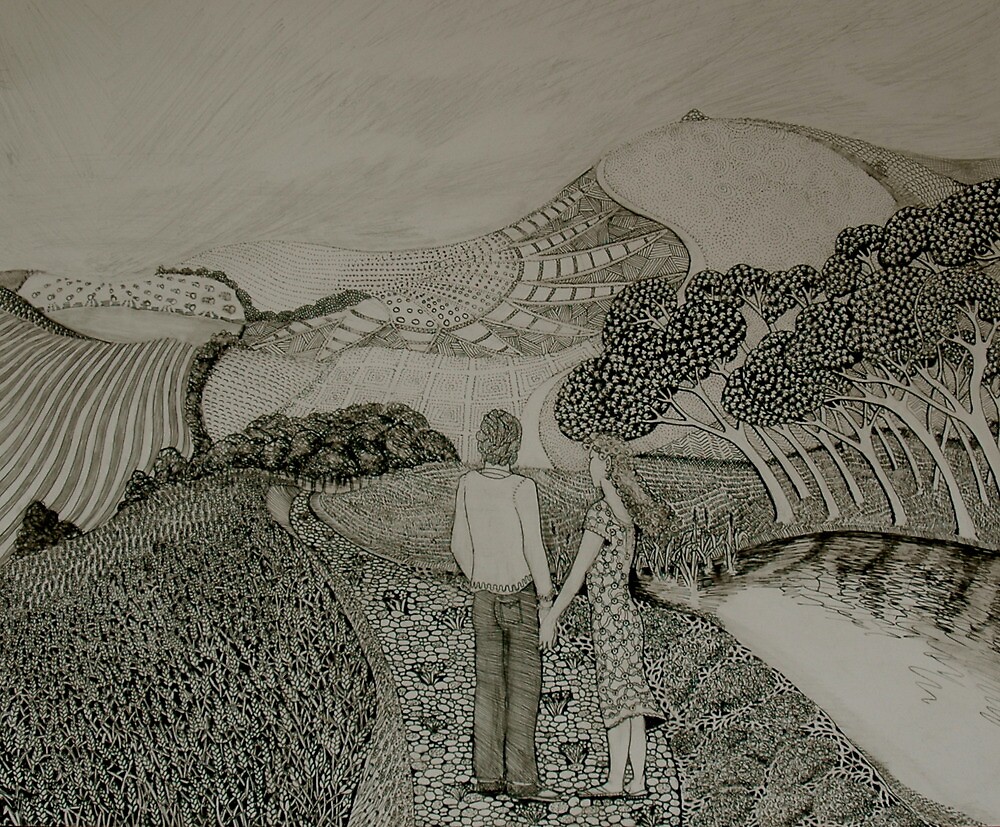 "Patterned landscape" by michaeljwallace | Redbubble