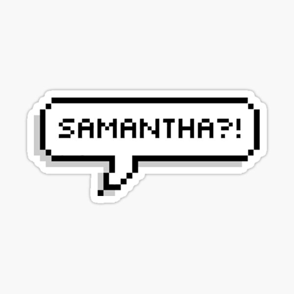 "samantha? - frozen 2" Sticker by inredlipstick | Redbubble