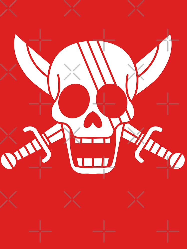 "Red Hair Pirates Jolly Roger" T-shirt for Sale by jimjimfuria ...