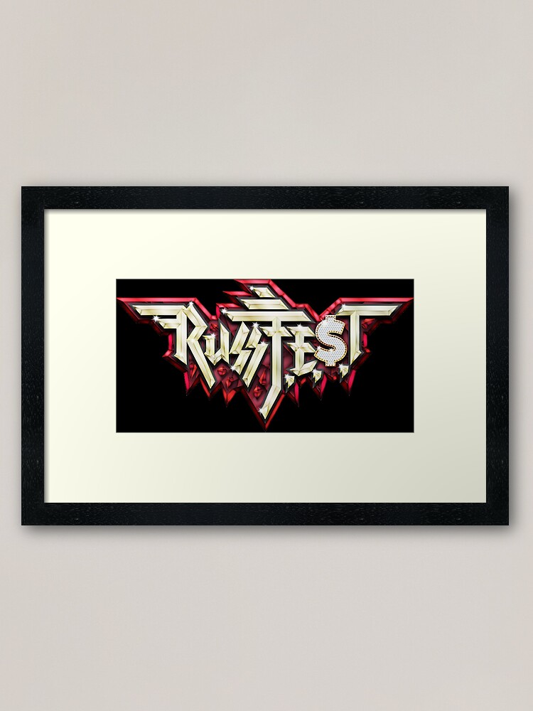 "RussFest The First Annual Russ Fest" Framed Art Print by scohoe ...