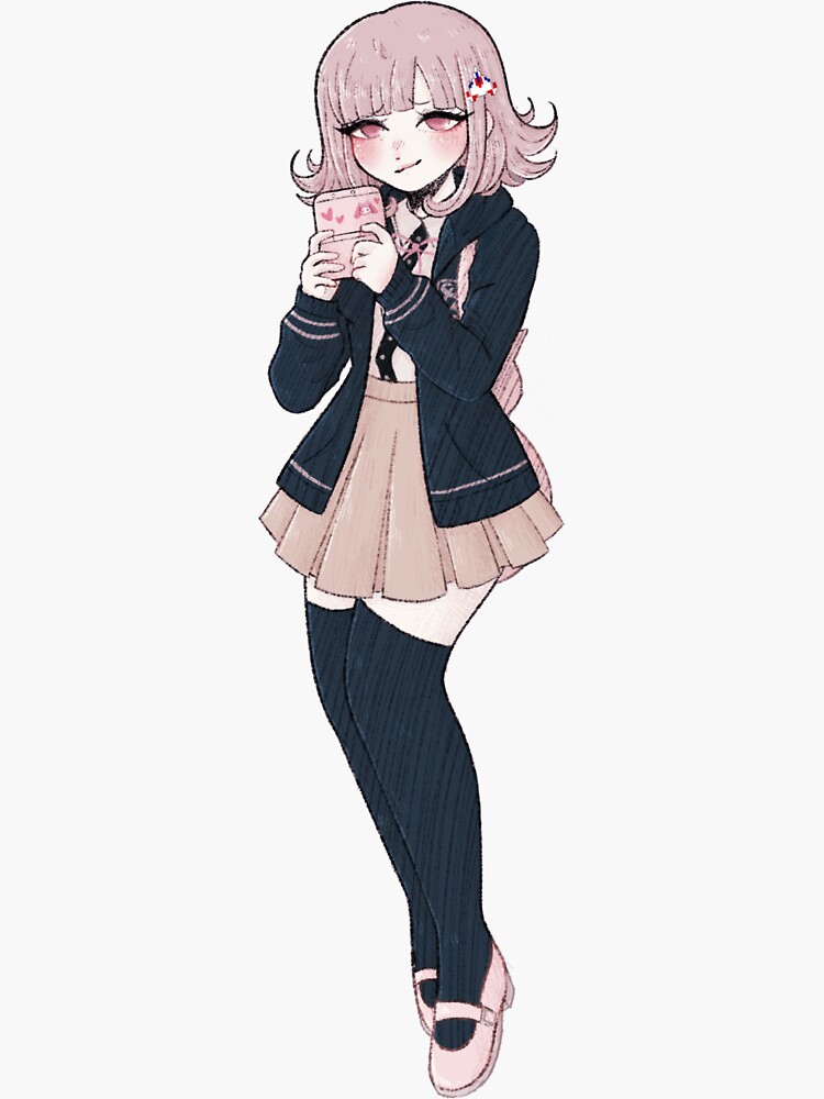 "Ultimate Gamer Chiaki" Sticker for Sale by Rainb0w-S0da | Redbubble