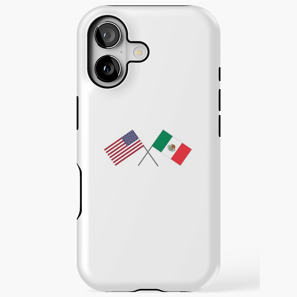 "Mexico USA Flags" Sticker for Sale by yatridesign | Redbubble