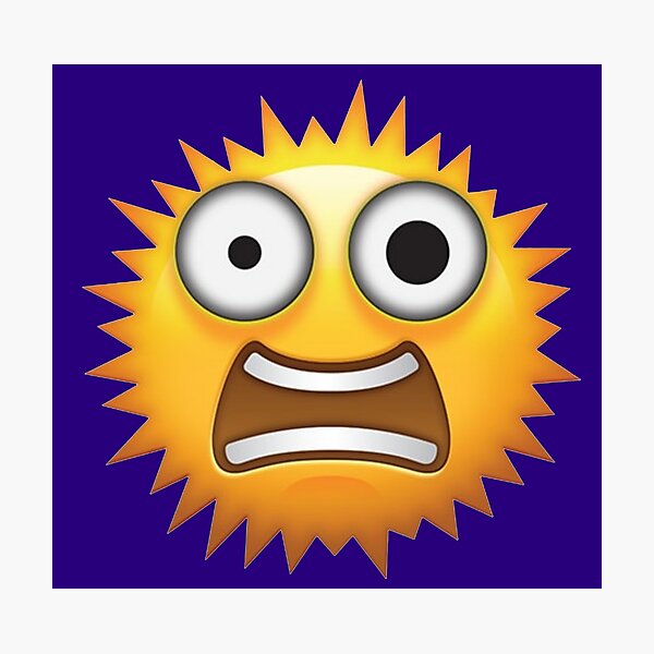 Shocked Emoticon Photographic Prints | Redbubble