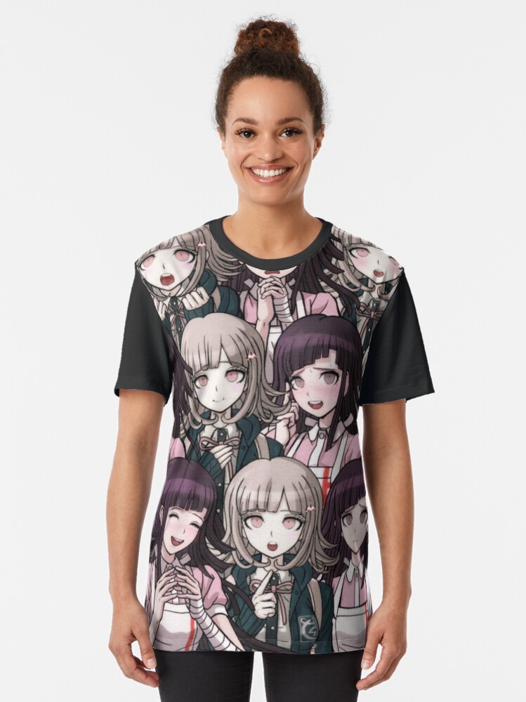"Chiaki Nanami/Mikan Tsumiki" T-shirt for Sale by raybound420 | Redbubble | nanamiki graphic t ...