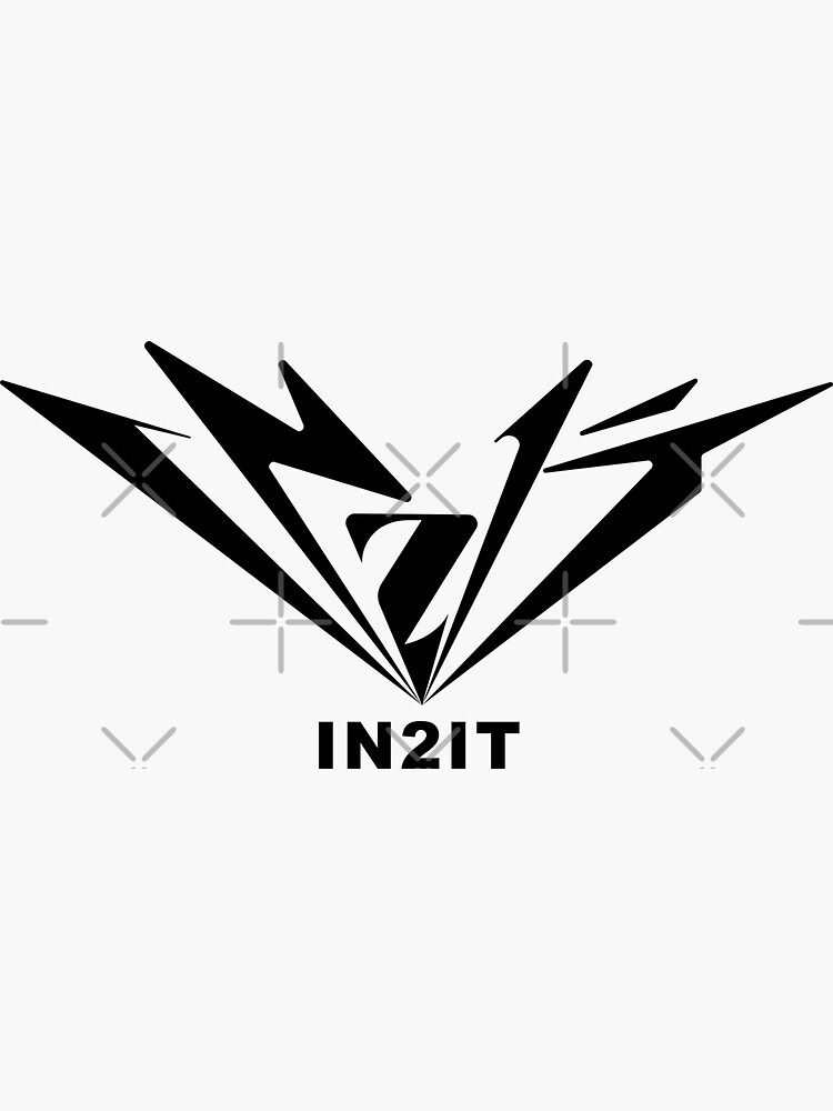 "KPOP BOY GROUP IN2IT OFFICIAL LOGO" Sticker by LySaVN | Redbubble