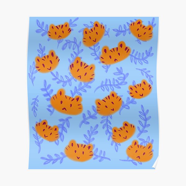 "Sassy tiger babies" Poster by Asmrsite | Redbubble