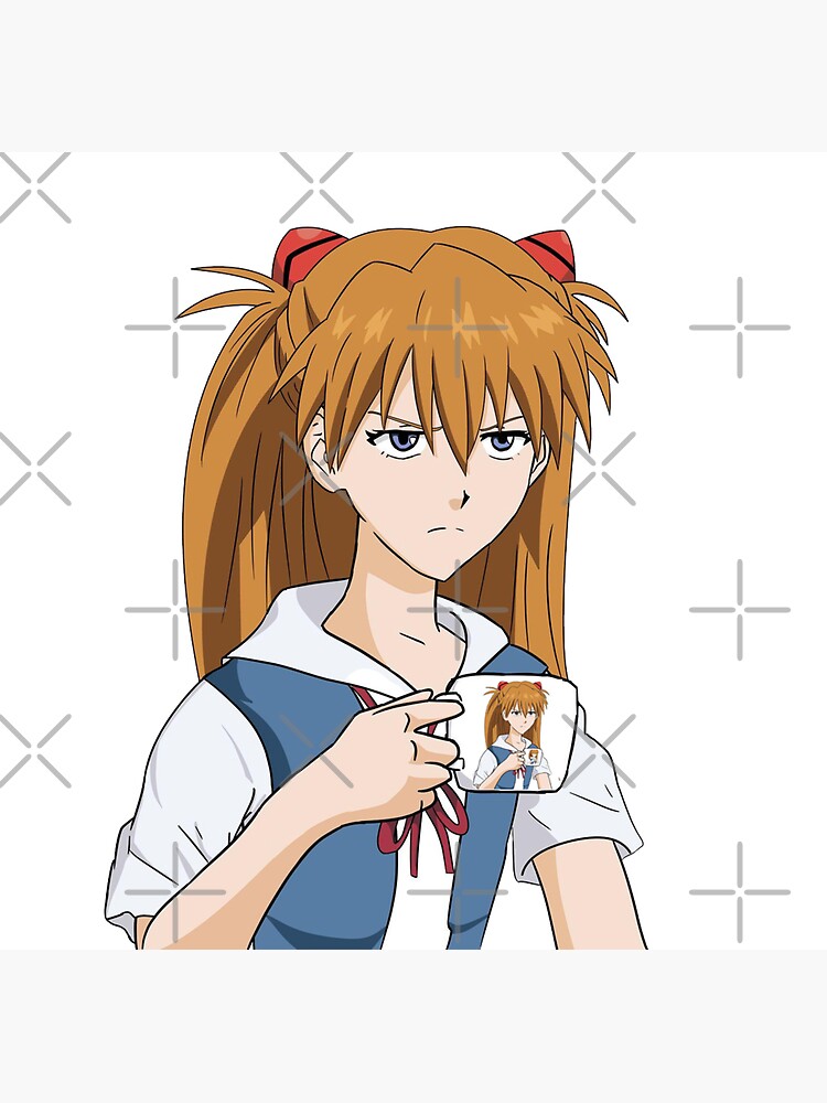 "Asuka Mug" Sticker for Sale by willyumkdot | Redbubble