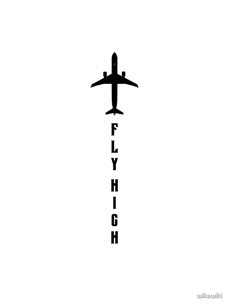 "Fly High Aviation Flugzeug Gliederung" Fotodruck von wikawiki | Redbubble
