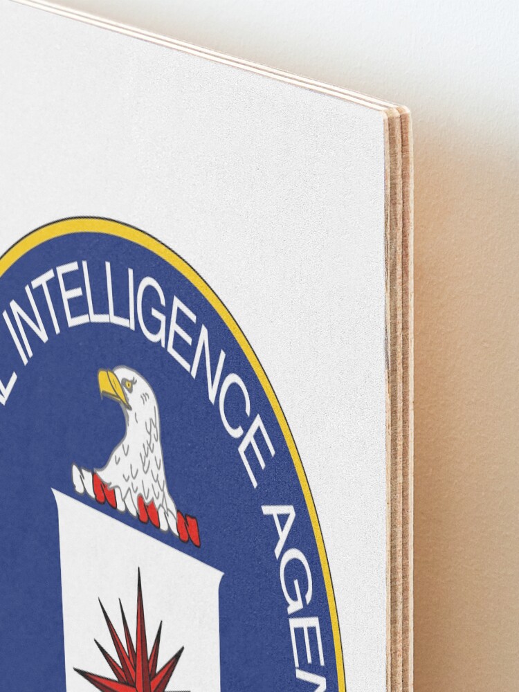 "CIA seal Central Intelligence Agency" Mounted Print for Sale by ...