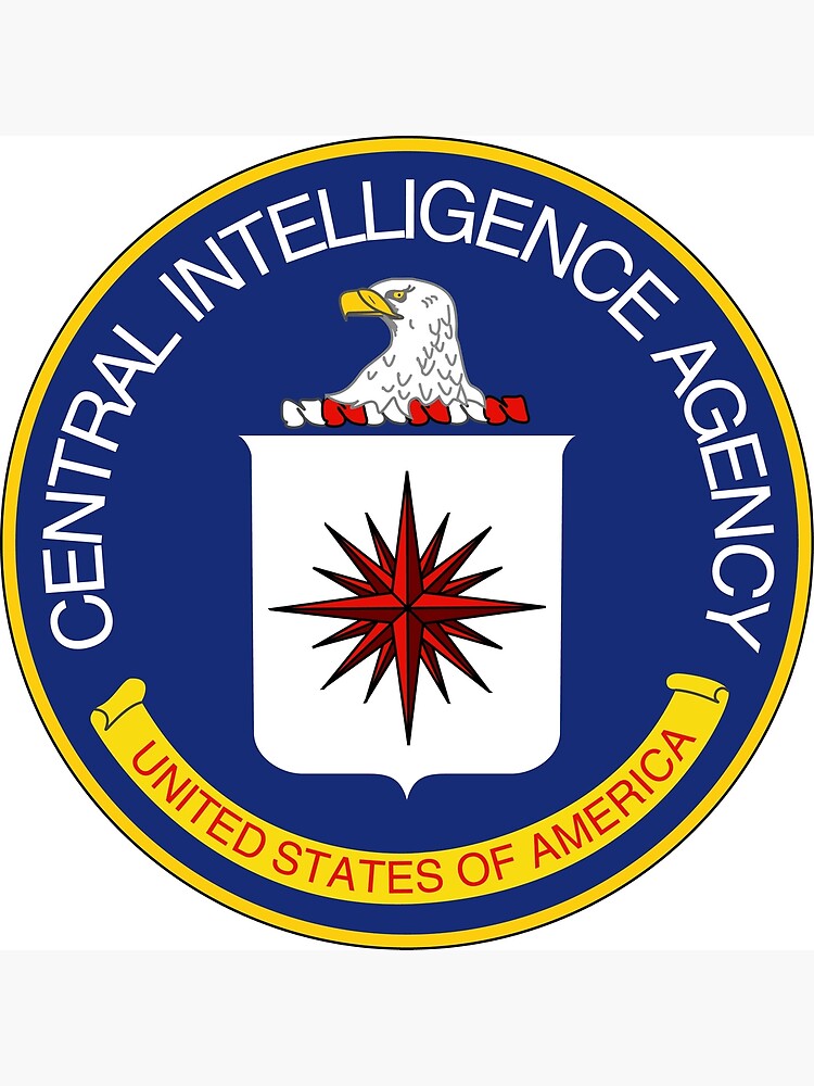 "CIA seal Central Intelligence Agency" Poster for Sale by ArgosDesigns | Redbubble