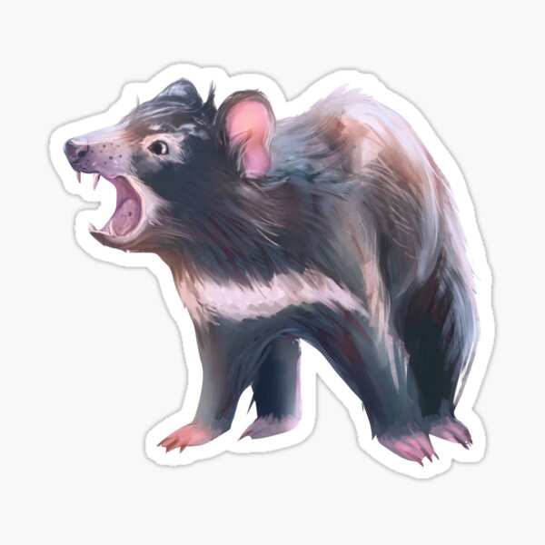 "Tasmanian devil" Sticker for Sale by aakffarel | Redbubble