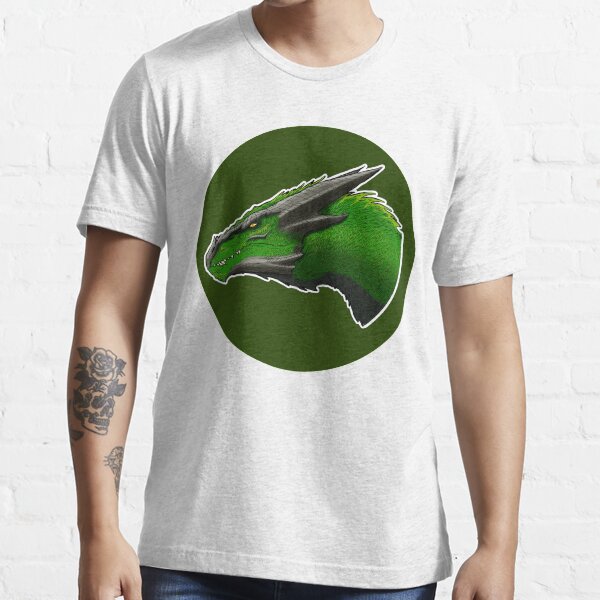 "Green dragon" T-shirt for Sale by EmissionDesigns | Redbubble | dragon ...