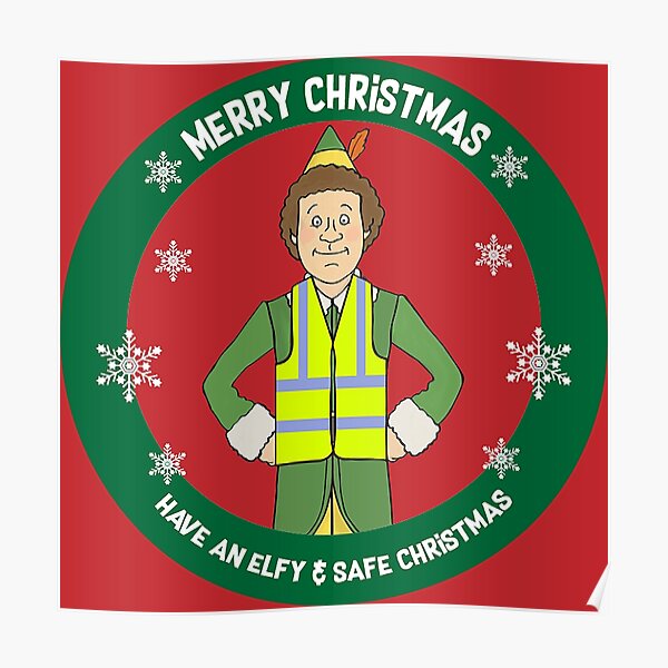 "Elf & Safety - Have An Elf And Safe Christmas - Funny Health & Safety ...