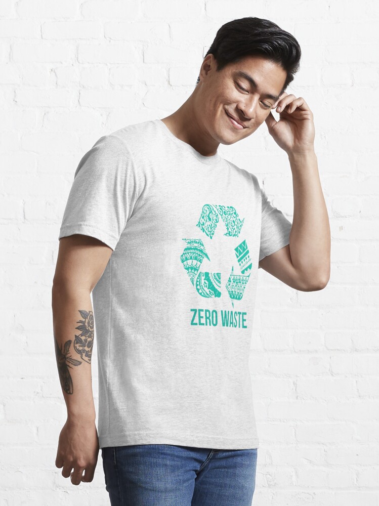 "Zero Waste" T-shirt by Khattaata | Redbubble