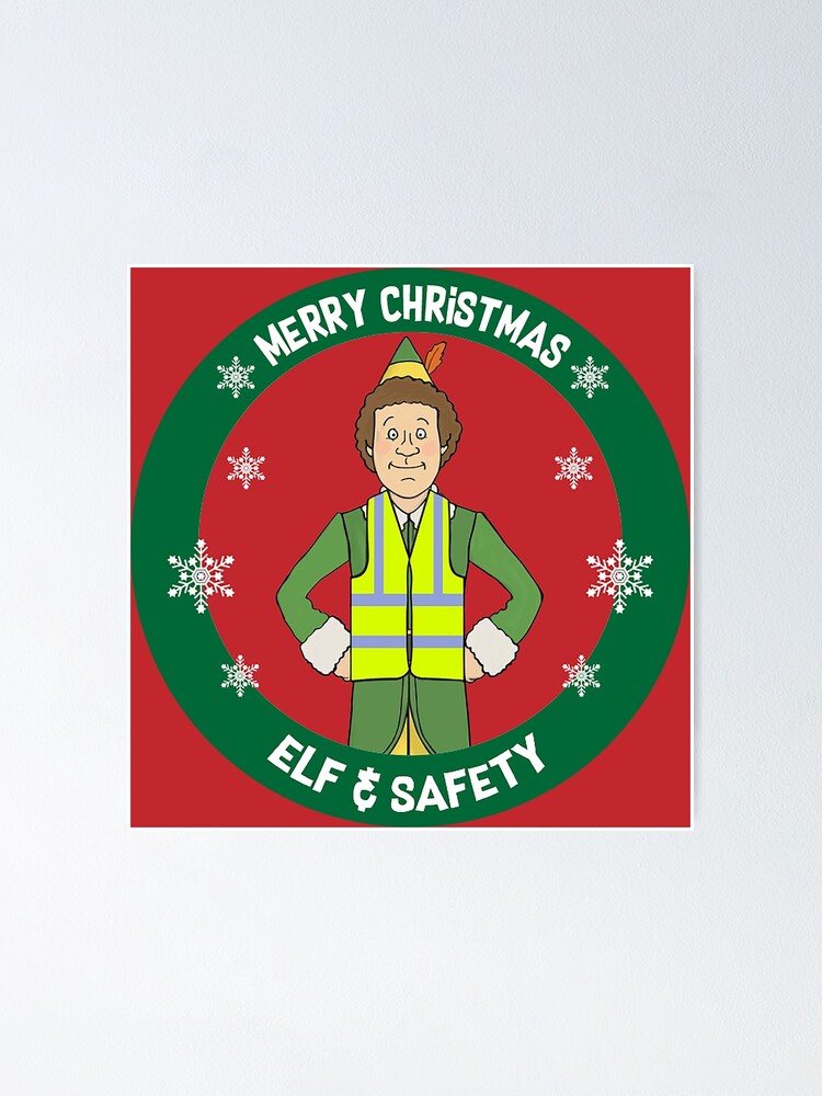 "Elf & safety - Elf And Safety Elfy Christmas - Funny Health And Safety ...