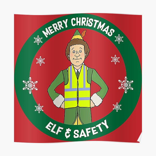 "Elf & safety - Elf And Safety Elfy Christmas - Funny Health And Safety ...