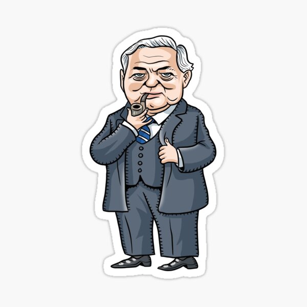 "Harold Wilson" Sticker for Sale by MacKaycartoons | Redbubble