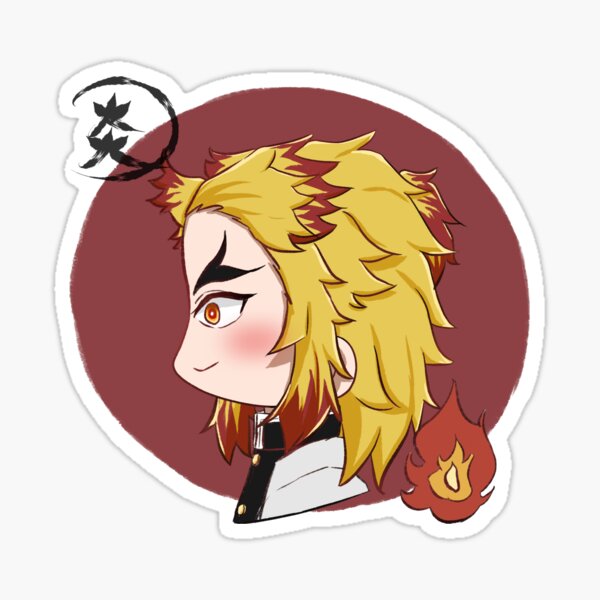 "Rengokuu Kyojuro" Sticker by RachL | Redbubble