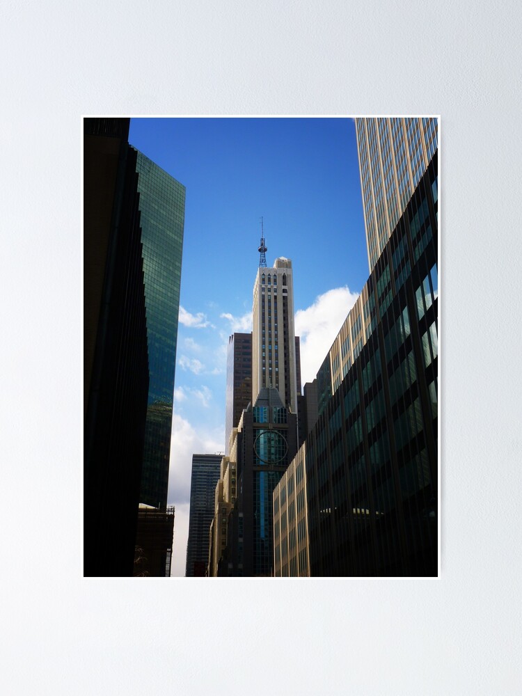 "The Banco Santander Building and the Dumont Skyscraper, New York City ...
