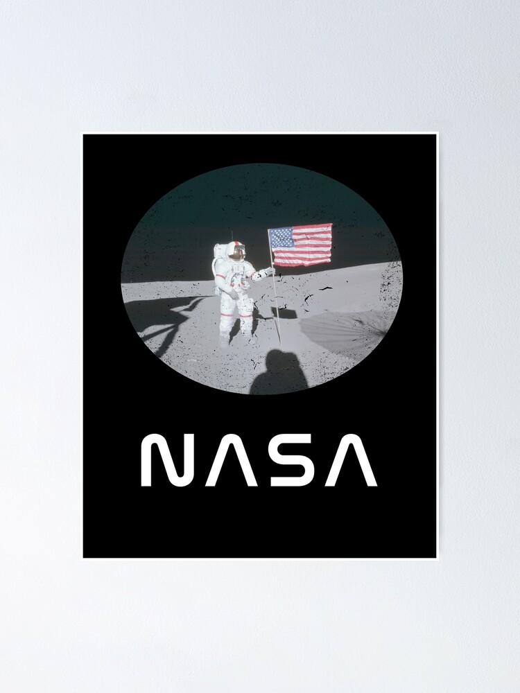 "NASA Moon Landing" Poster for Sale by vladocar | Redbubble