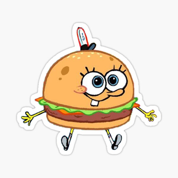 Krabby Patty Stickers | Redbubble