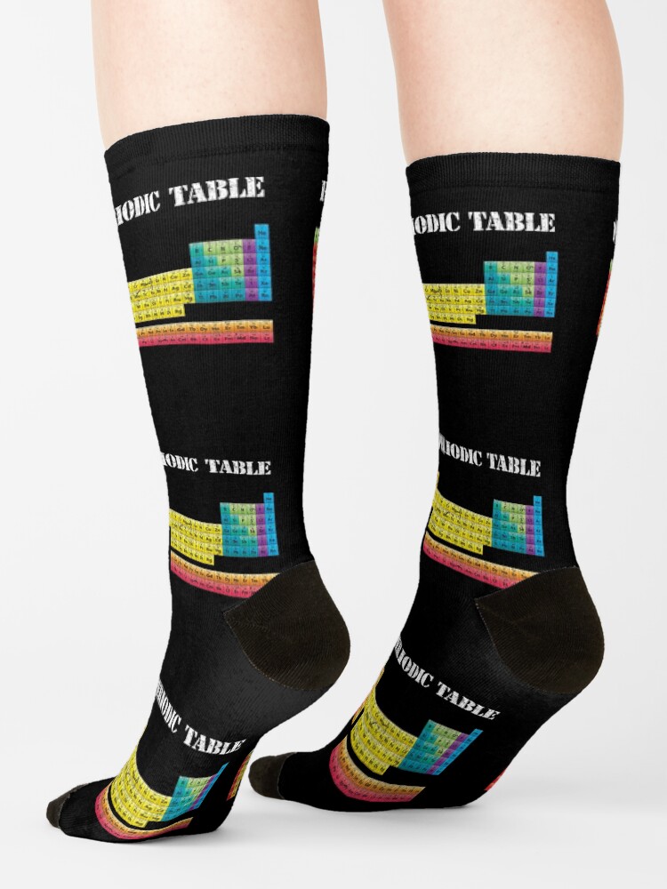 "Vintage Periodic Table" Socks for Sale by vladocar | Redbubble