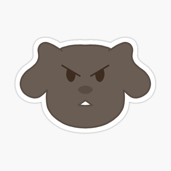 "Angry Doggo" Sticker for Sale by surfette | Redbubble